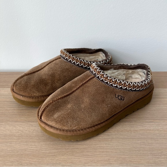 UGG | Shoes | Ugg Tasman Chestnut Tan Slippers Womens Size 6 | Poshmark